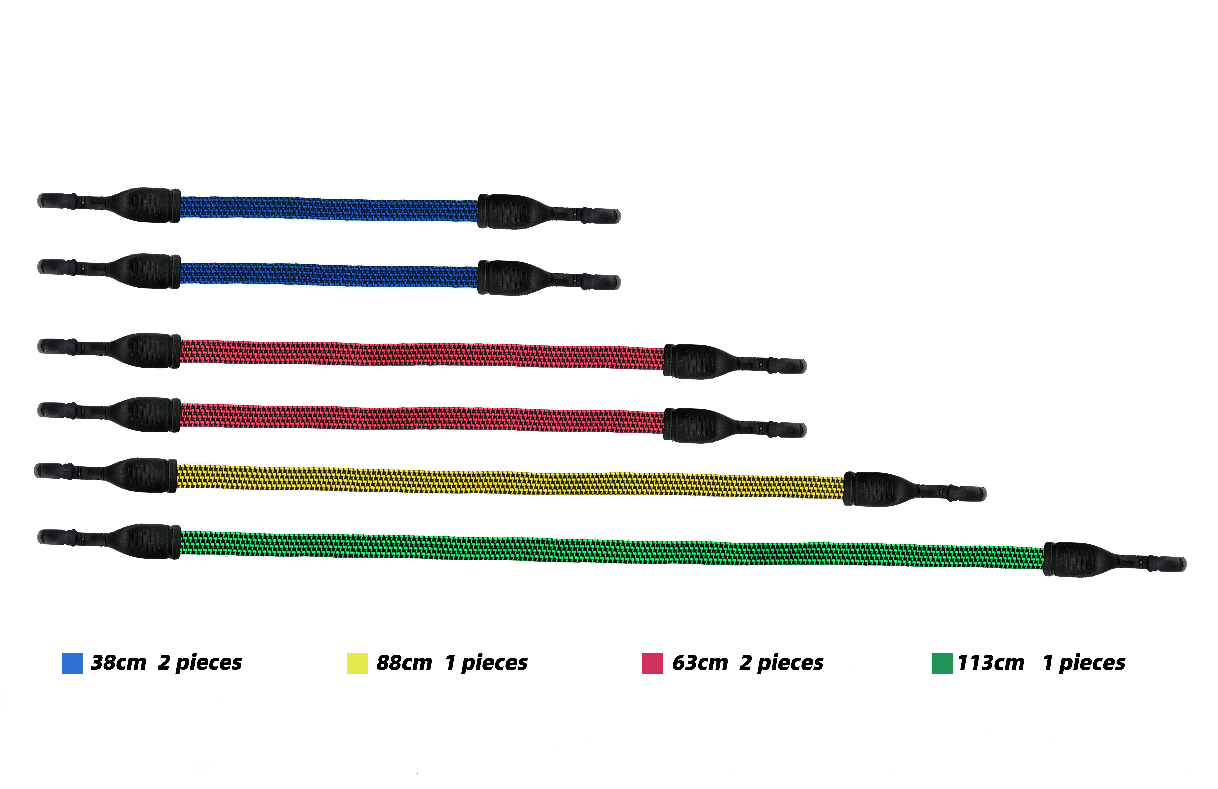 6pc Flat Bungee Pack